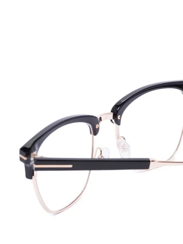 TOM FORD Half-rim Square-frame Glasses