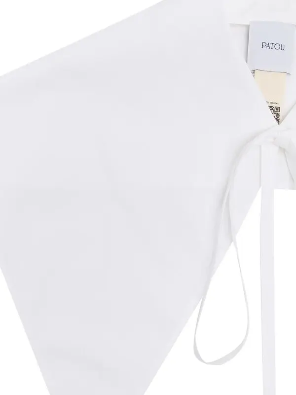 PATOU Embroidered Organic-cotton Collar
