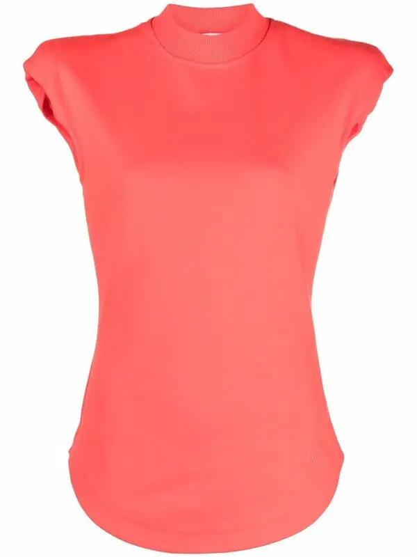 Attico Jesse Cotton Top - Orange