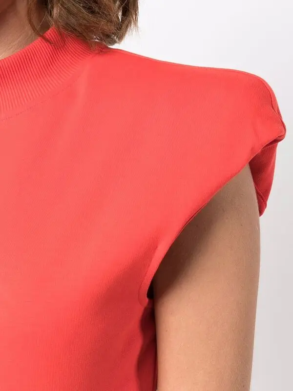 Attico Jesse Cotton Top - Orange