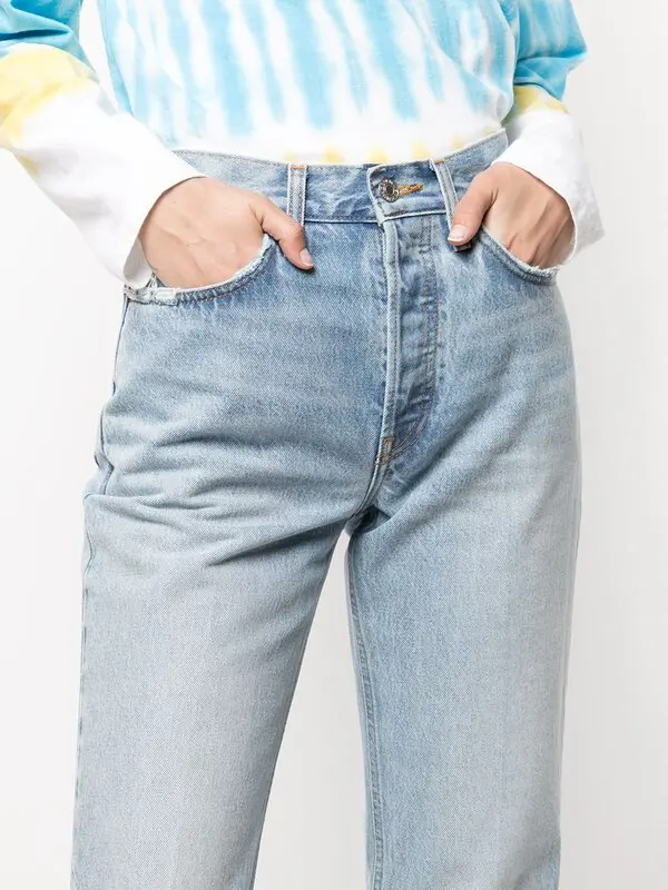 RE/DONE Distressed Bootcut Jeans