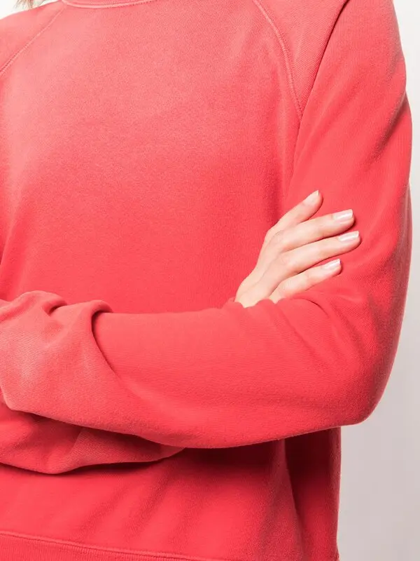 RE/DONE Crew Neck Long-sleeved Sweatshirt