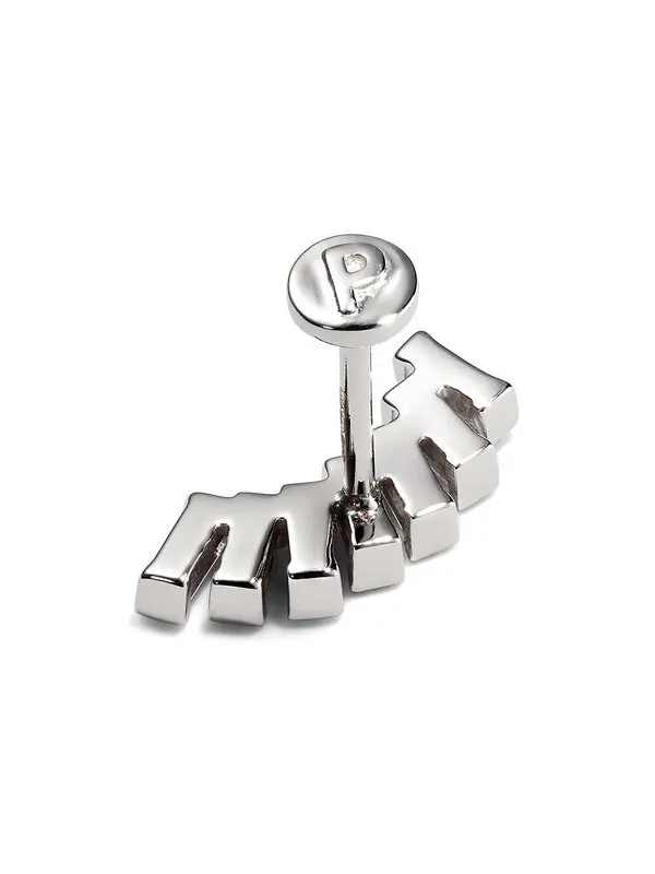 PERSEE 18k White Gold Baguette Diamond Earring