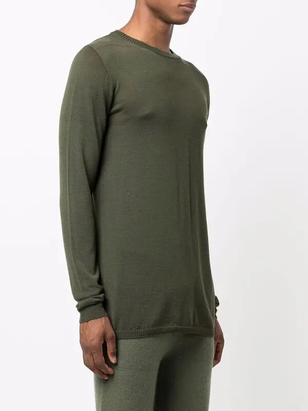 Rick Owens Fine-knit Wool Jumper - Green