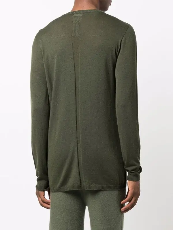 Rick Owens Fine-knit Wool Jumper - Green