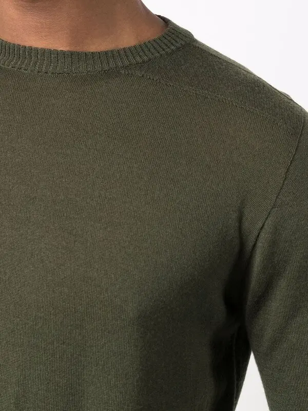 Rick Owens Fine-knit Wool Jumper - Green