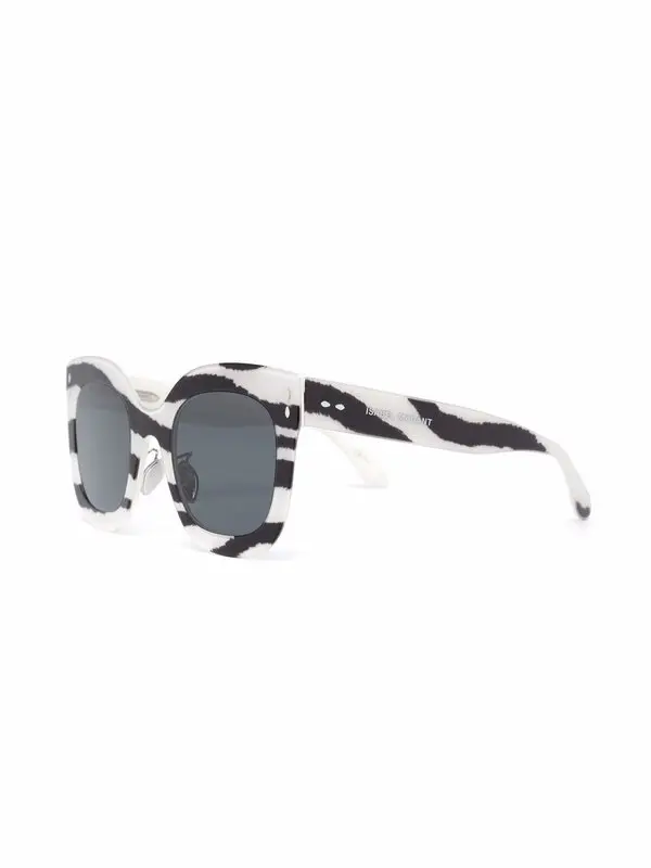 Isabel Marant Zebra-print Cat-eye Sunglasses