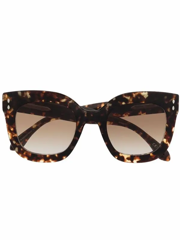 Isabel Marant Tortoiseshell Cat-eye Sunglasses - Brown