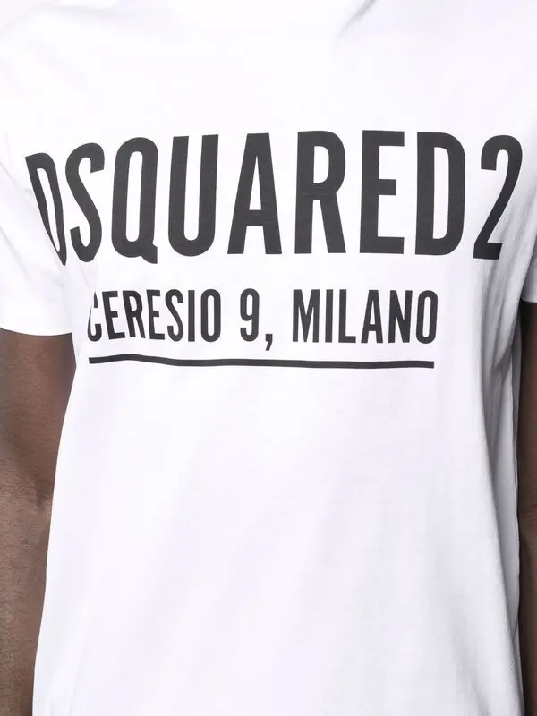 Dsquared2 Logo-print Short-sleeve T-shirt - White