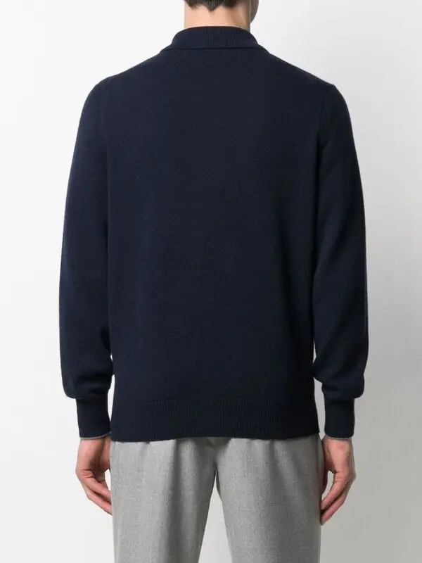 Brunello Cucinelli Cashmere Two-pocket Cardigan - Blue