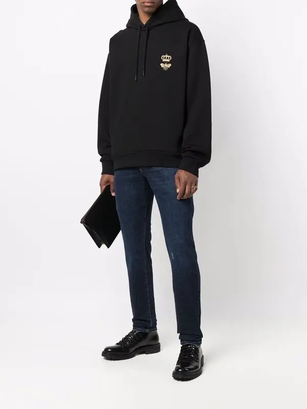 Dolce & Gabbana Bee And Crown Hoodie