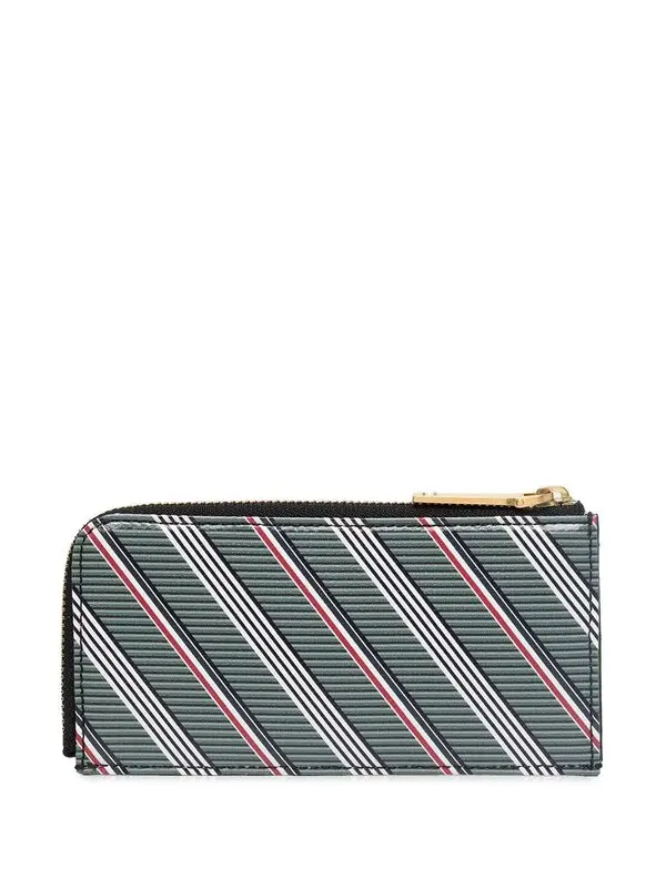 Thom Browne Striped Zip Wallet