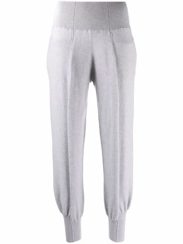 Stella McCartney Tapered Wool-blend Track Pants