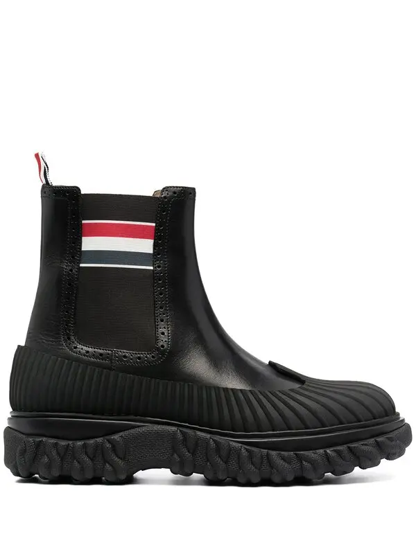 Thom Browne Chelsea Boot With Chunky Rubber Sole