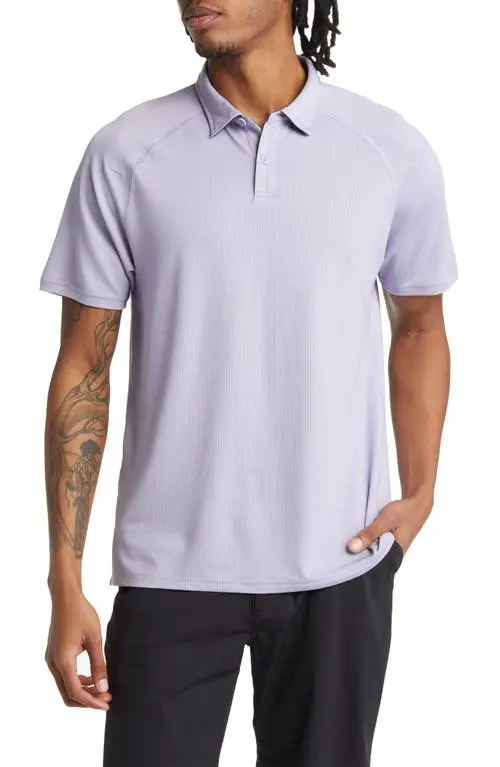 RHONE Delta Piqué Performance Polo - Mellow Lavender