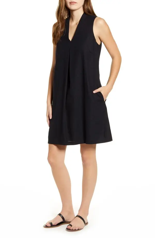knee length dresses for ladies Two Palms Cap Sleeve Dress