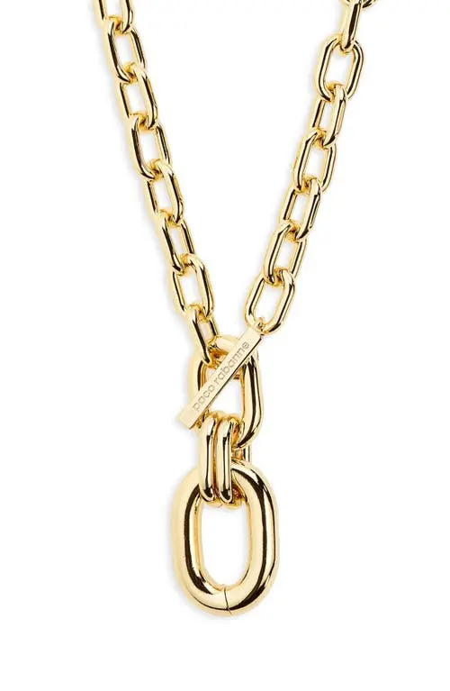 Rabanne Extra Large Link Pendant Necklace - Gold