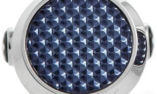 Montblanc Lacquer Inlay Cuff Links - Blue