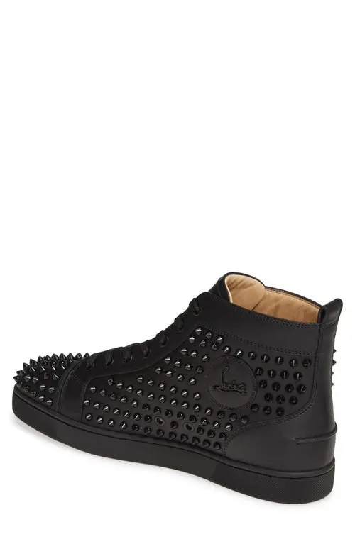 CHRISTIAN LOUBOUTIN Louis Allover Spikes High-top Sneakers