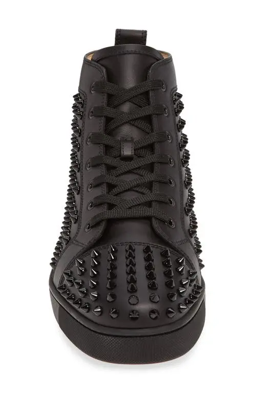 CHRISTIAN LOUBOUTIN Louis Allover Spikes High-top Sneakers