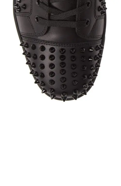 CHRISTIAN LOUBOUTIN Louis Allover Spikes High-top Sneakers