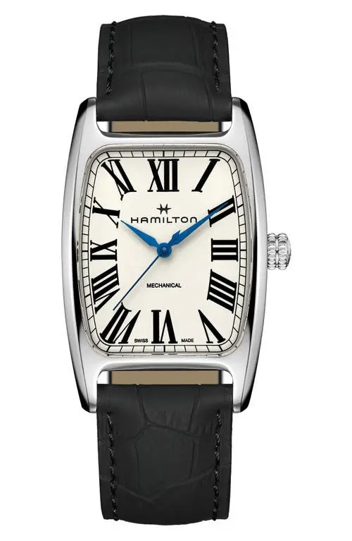 Hamilton American Boulton Leather Strap Watch