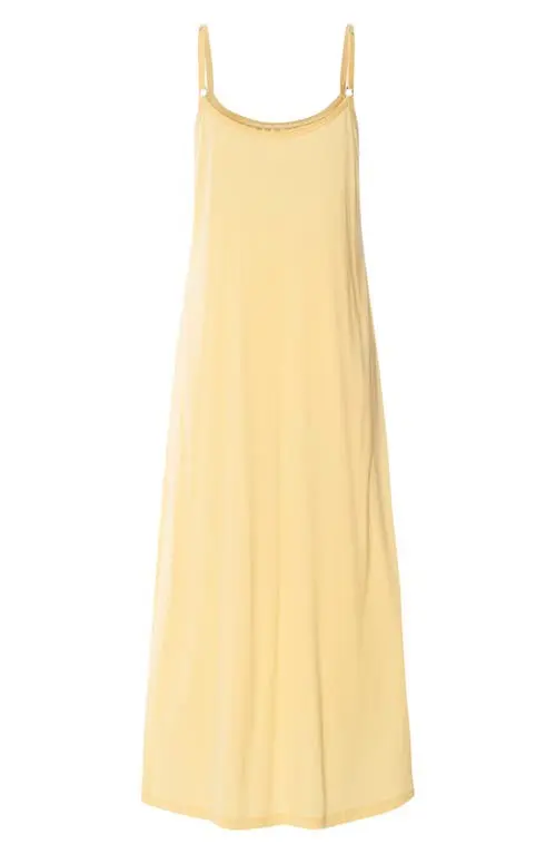Hanro Juliet Pleat Neck Nightgown - Vanilla Highlight
