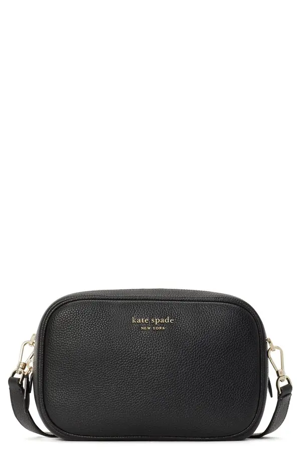 Kate Spade New York Astrid Medium Pebbled Leather Camera Bagblack