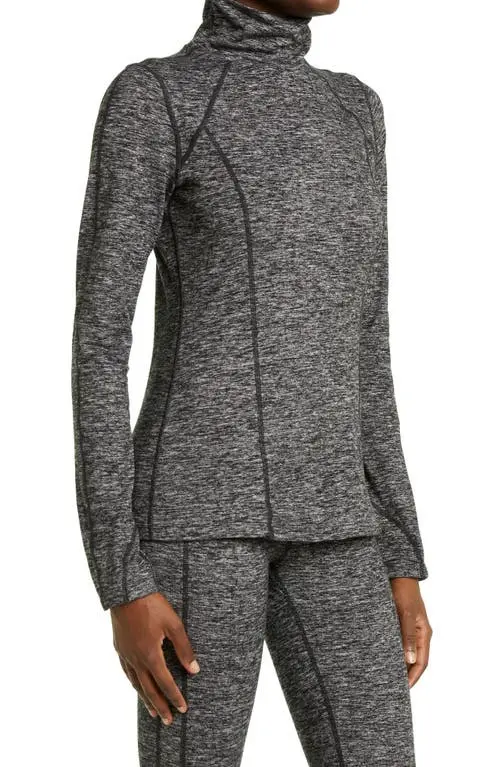 Zella Space Dye Tech Turtleneck Training Top