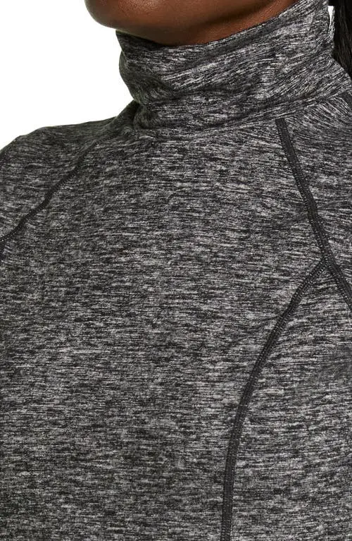 Zella Space Dye Tech Turtleneck Training Top