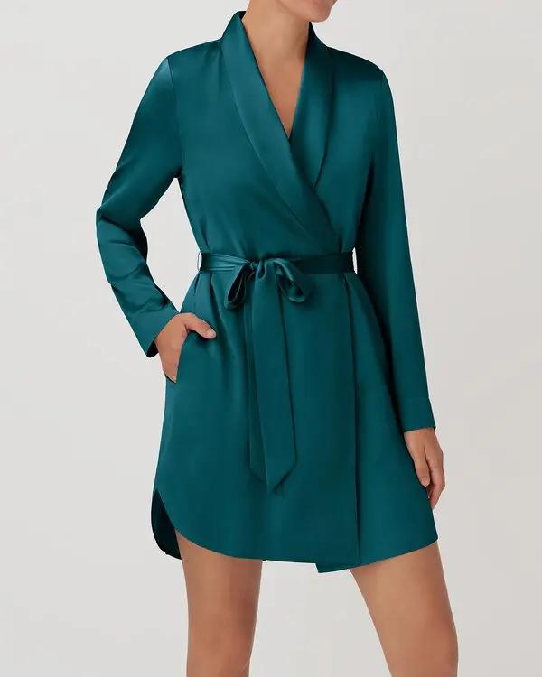 Cuyana Washable Charmeuse Robe
