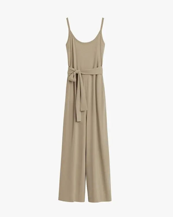 Cuyana V-back Jumpsuit - Sage