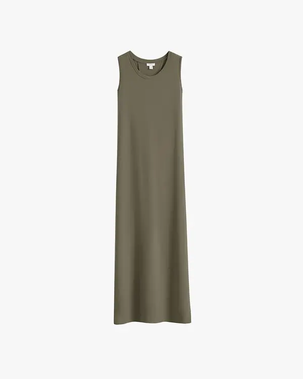 Cuyana Drape-back Dress - Dune