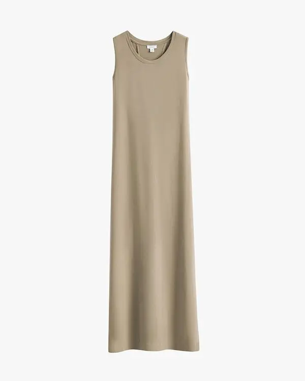 Cuyana Drape-back Dress - Sage
