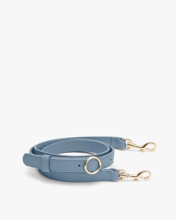 Cuyana Adjustable Leather Strap - Azure