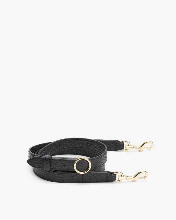 Cuyana Adjustable Leather Strap - Black