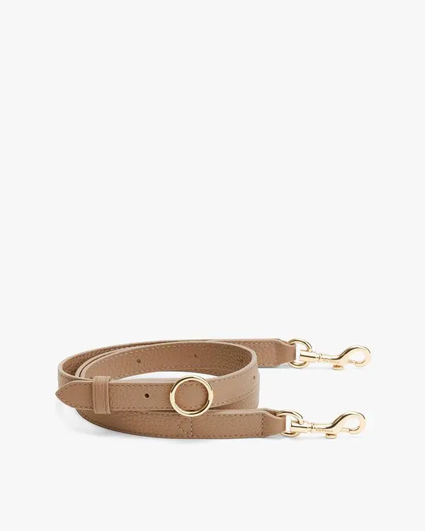 Cuyana Adjustable Leather Strap - Cappuccino