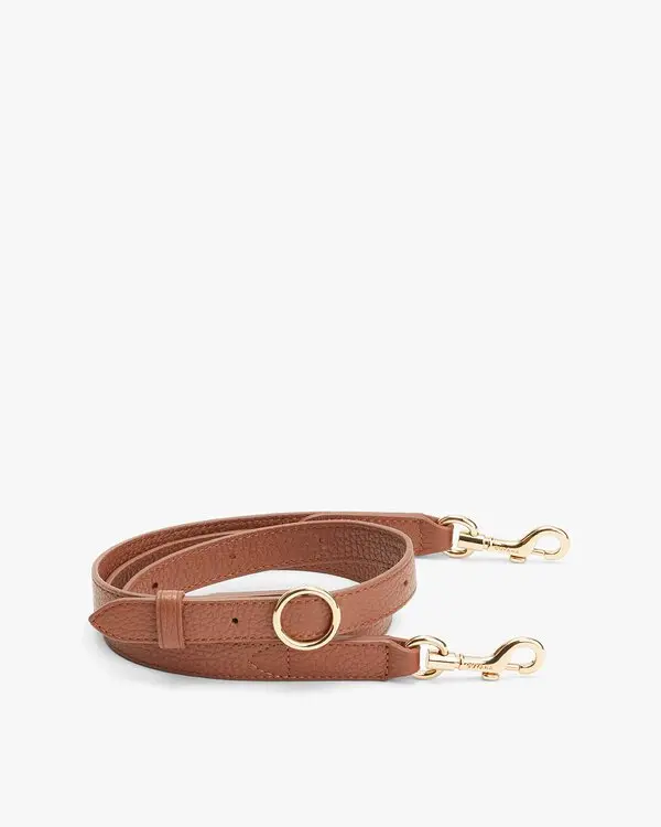 Cuyana Adjustable Leather Strap - Caramel