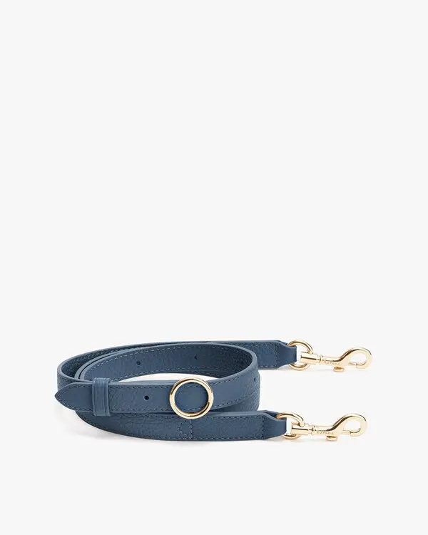 Cuyana Adjustable Leather Strap - Indigo