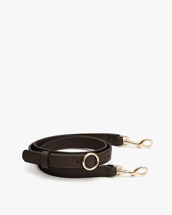 Cuyana Adjustable Leather Strap - Mocha