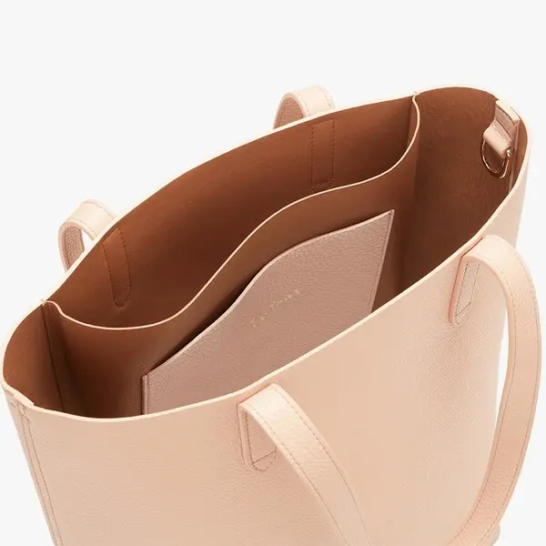 Cuyana Tall Structured Leather Tote Bag
