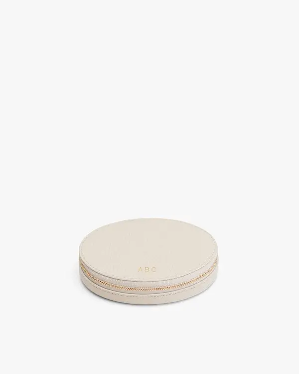 Cuyana Travel Jewelry Case - Cream