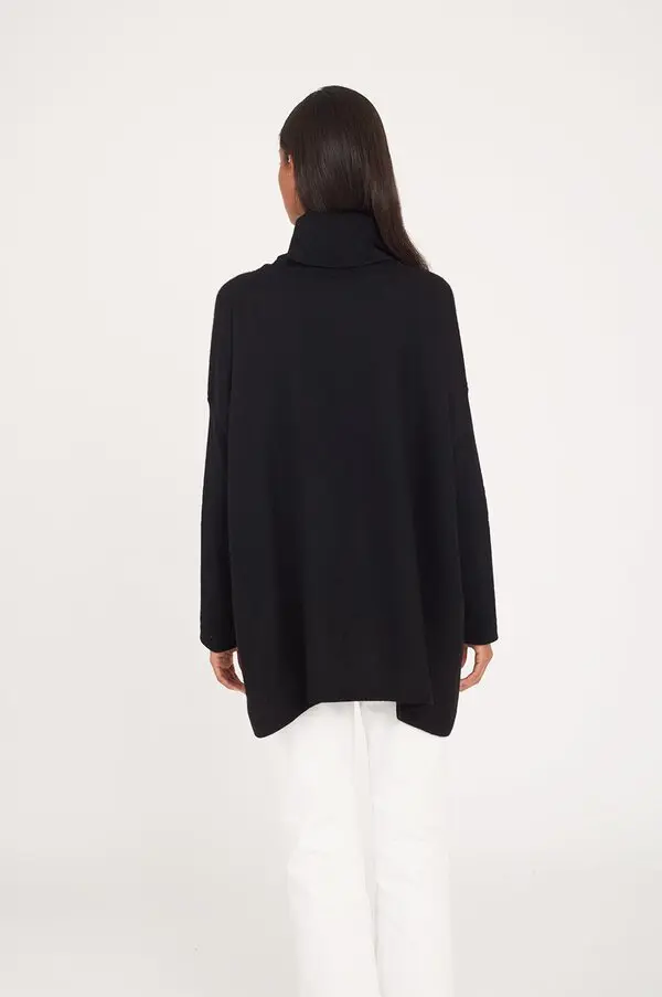 Cuyana Baby Alpaca Oversized Turtleneck Sweater