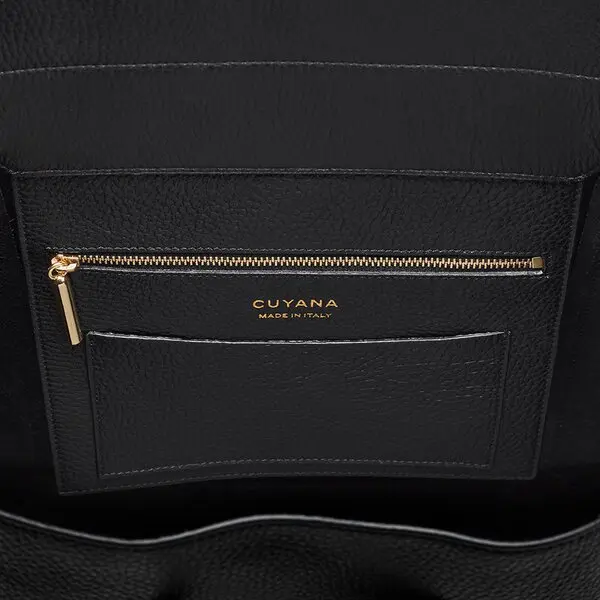 Cuyana Large Leather Backpack - Black | Editorialist