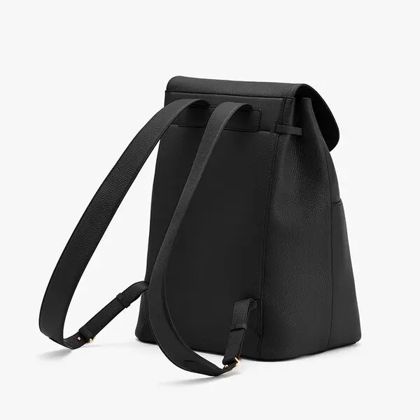 Cuyana Large Leather Backpack - Black | Editorialist display picture 2
