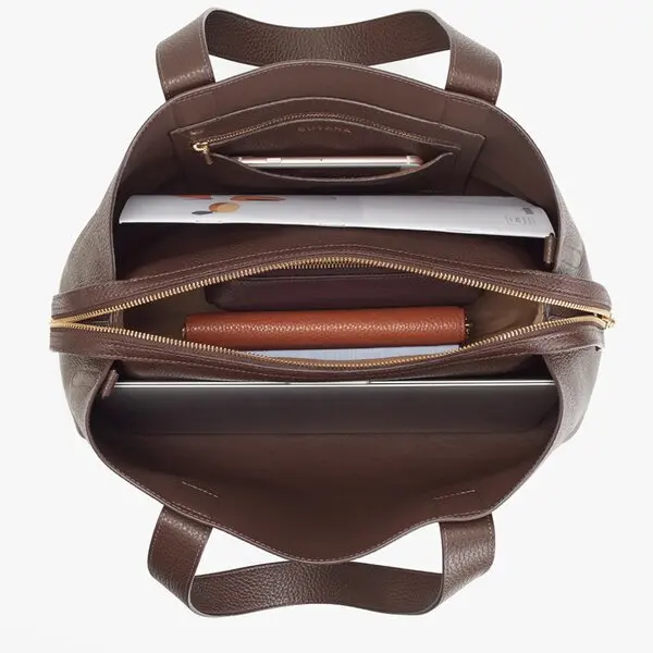 Cuyana Zippered Satchel Bag