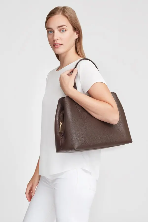 Cuyana Zippered Satchel Bag