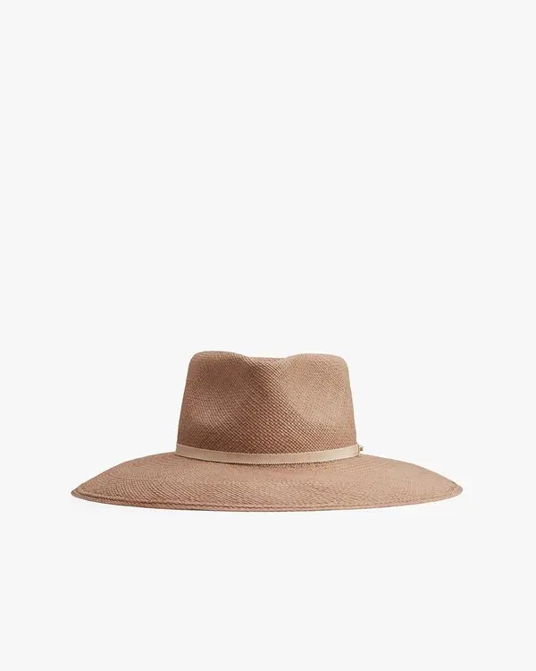 Cuyana Wide Brim Straw Hat - Beige