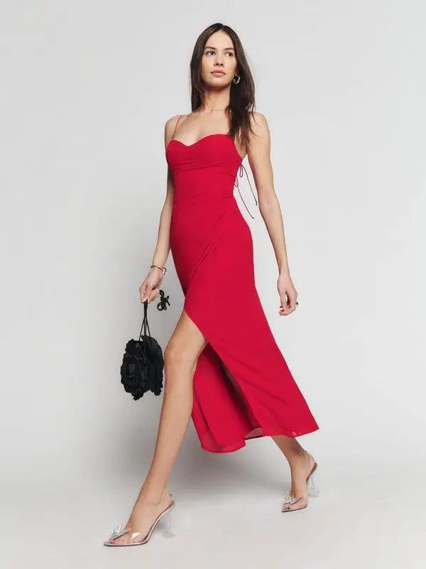 REFORMATION Kourtney Midi Dress