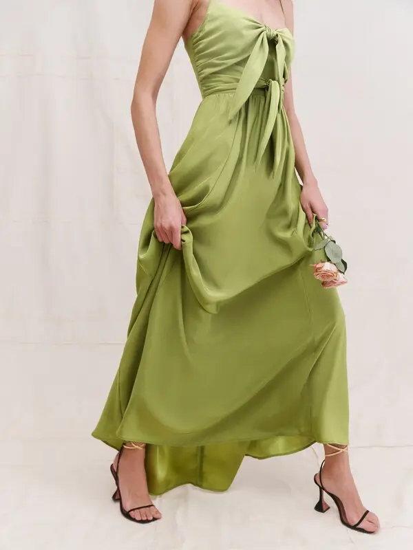 Reformation Carrara Dress - Avocado | Editorialist